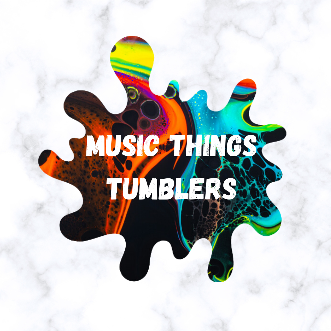 Music Things – Swirly Inks N Glittered Designs