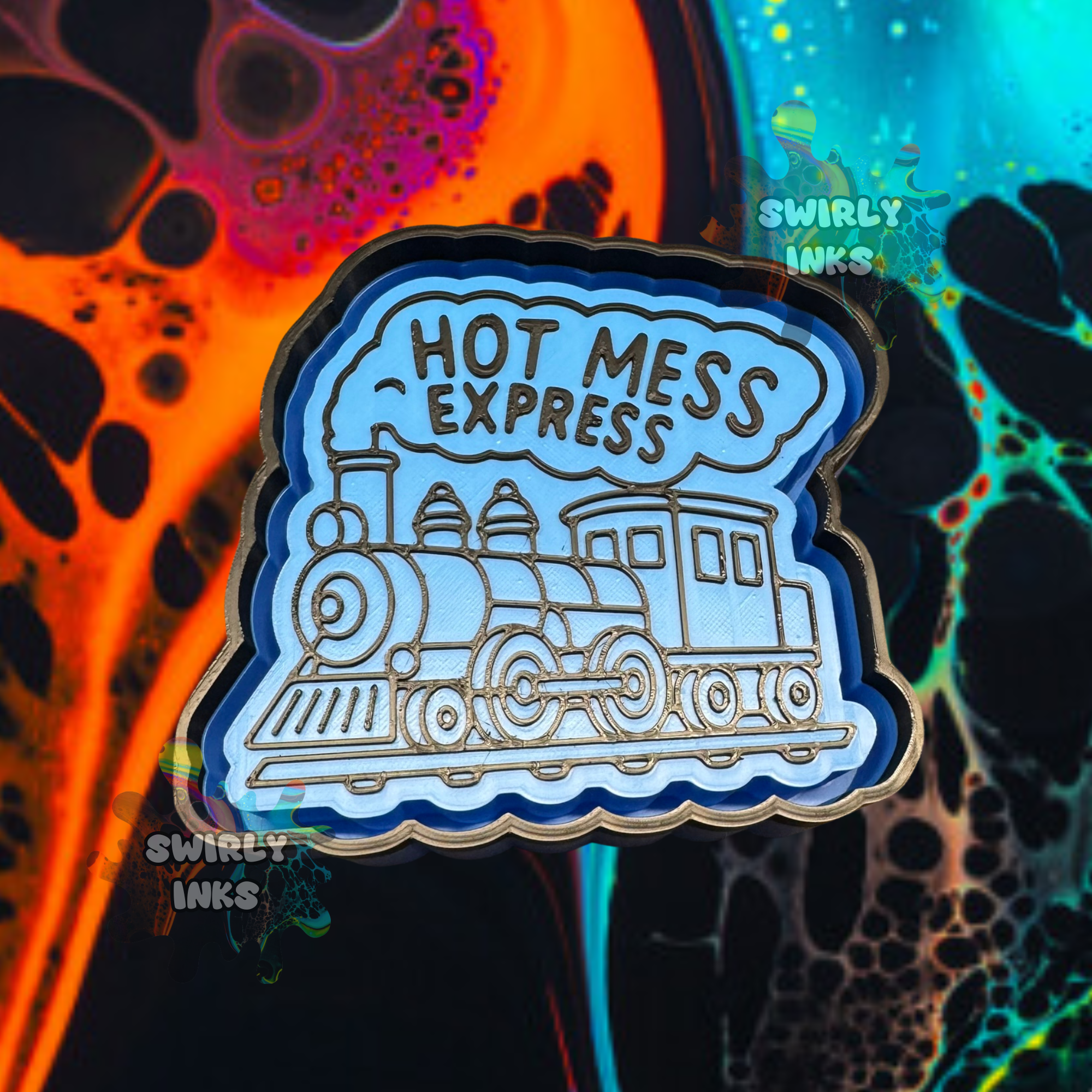 Hot Mess Express Train Freshie Mold – Swirly Inks N Glittered Designs